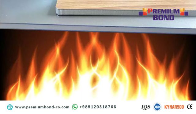 Aluminum composite fire resistant sheet with A2 core